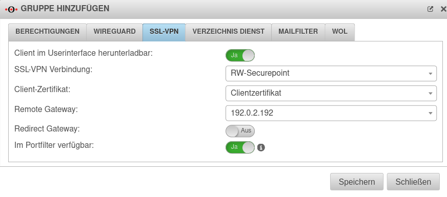 SSL-VPN Roadwarrior – Securepoint Wiki