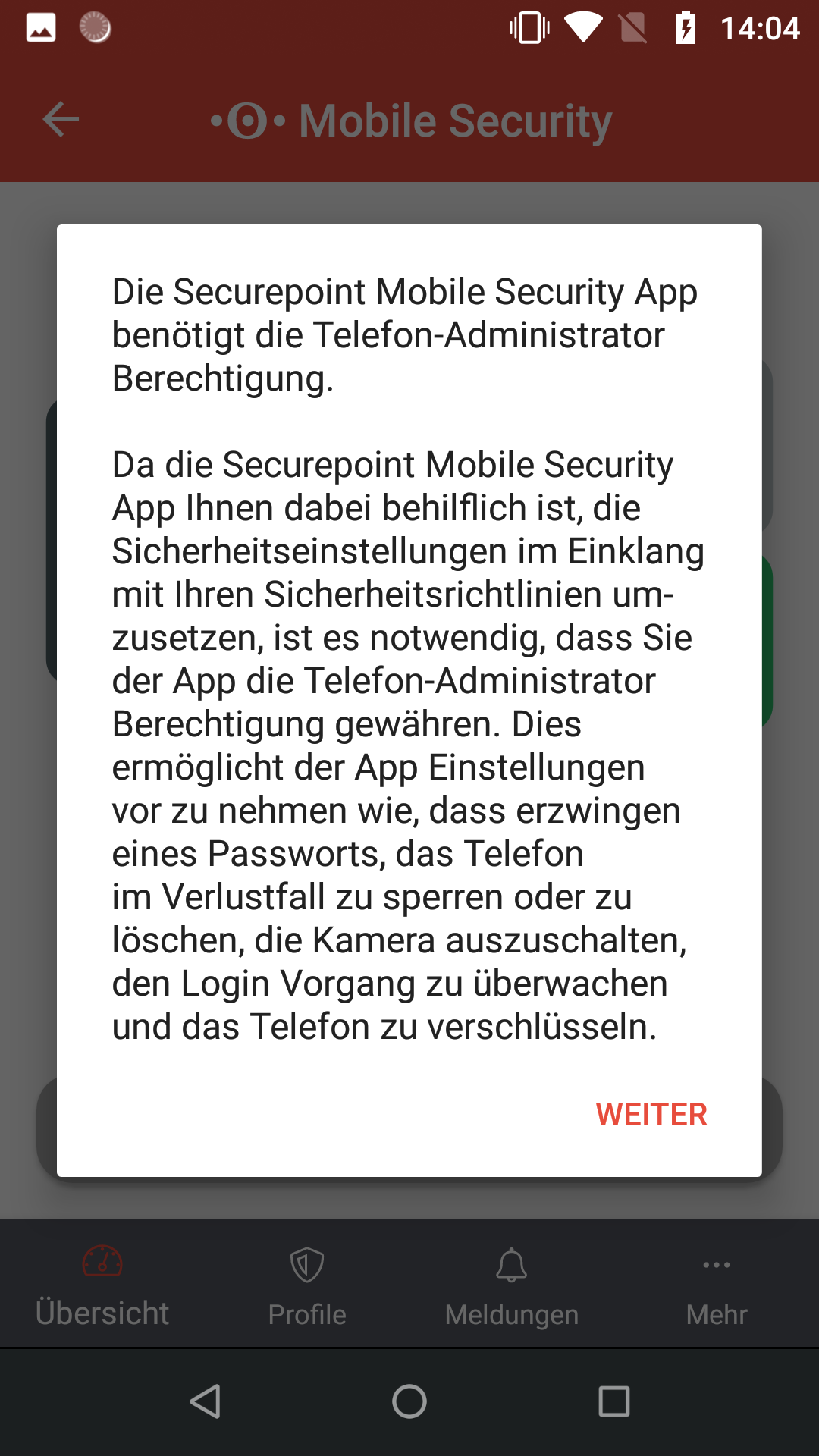 Android Onboarding (Geräte-Registrierung) – Securepoint Wiki
