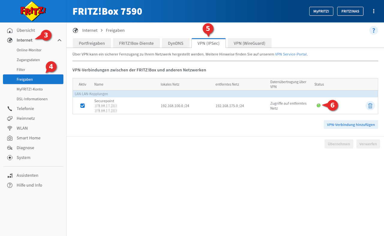 IPSec - Fritz!Box mit UTM – Securepoint Wiki
