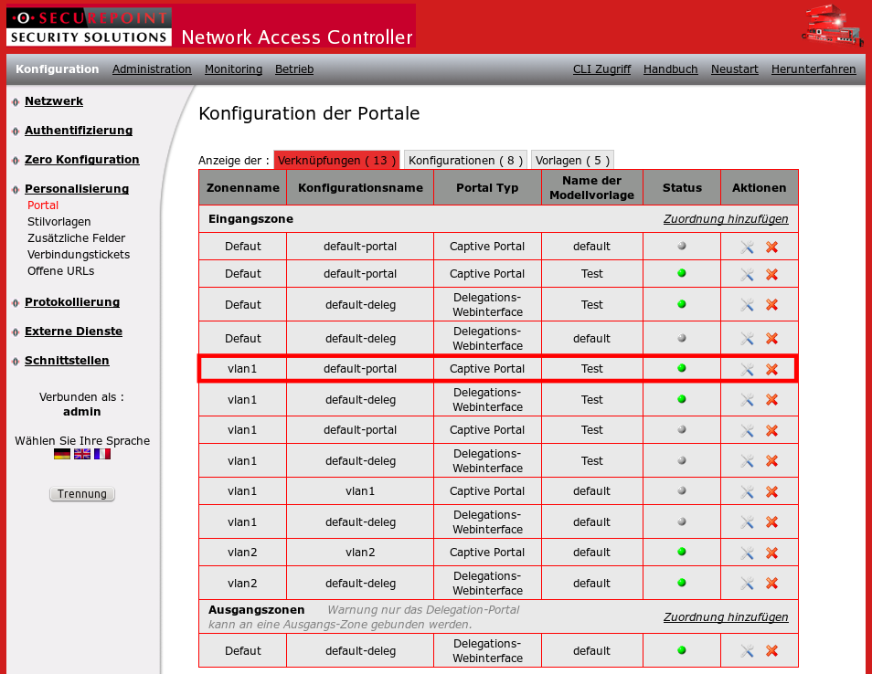 Quick-Step Portale – Securepoint Wiki