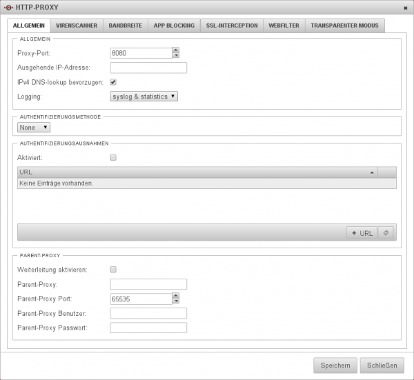 HTTP-Proxy – Securepoint Wiki