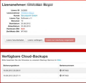 Cloud-Backup – Securepoint Wiki