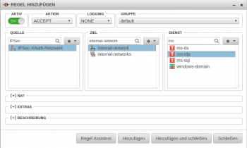 UTM/VPN/IPSec-Roadwarrior – Securepoint Wiki