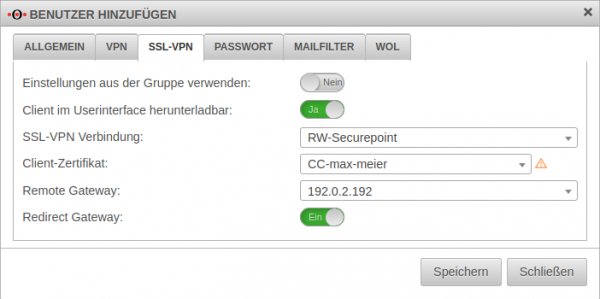 SSL-VPN Roadwarrior – Securepoint Wiki