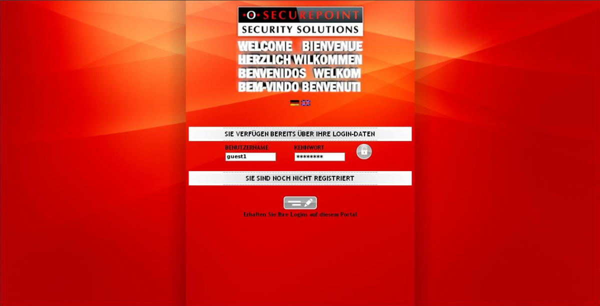 NAC Quick-Start Webinterfaces – Securepoint Wiki