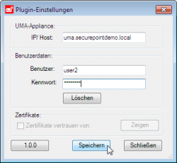 UMA/Outlook-Plugin v1.0.9 – Securepoint Wiki
