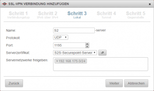 SSL-VPN Site-to-Site – Securepoint Wiki